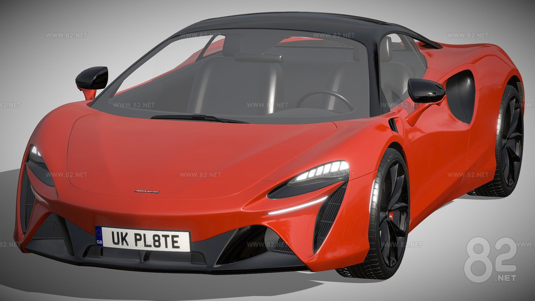 McLaren 2022 3d Model max c4d blend fbx | 82Models