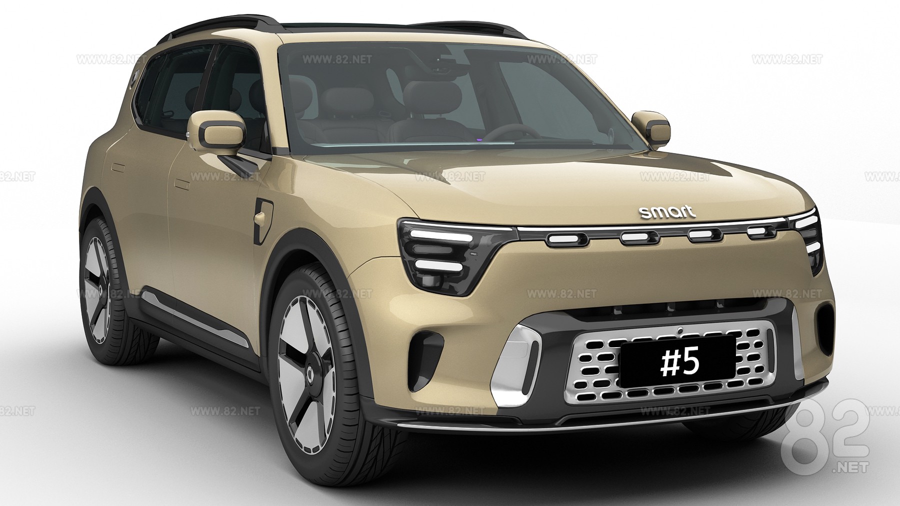 2025 Smart Genie #5, Mercedes-Benz Genie Smart5 with Interior 3d Model ...