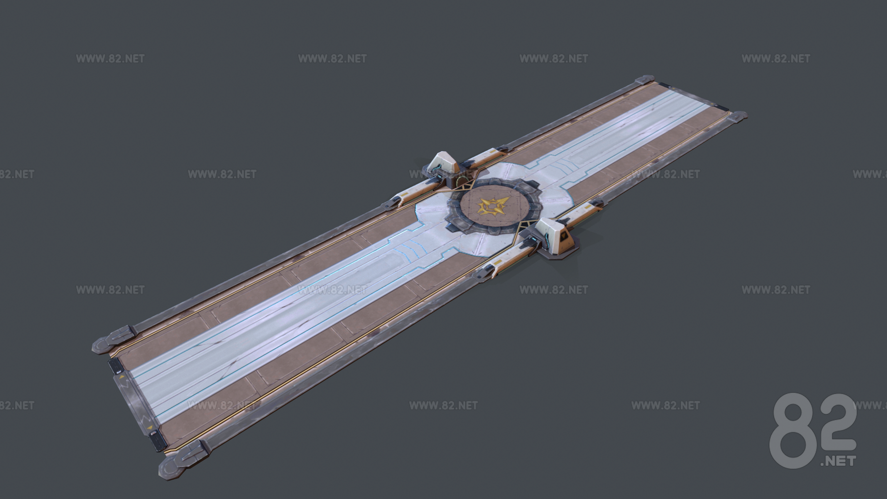 Science Fiction Road 3d Model fbx | 82Models