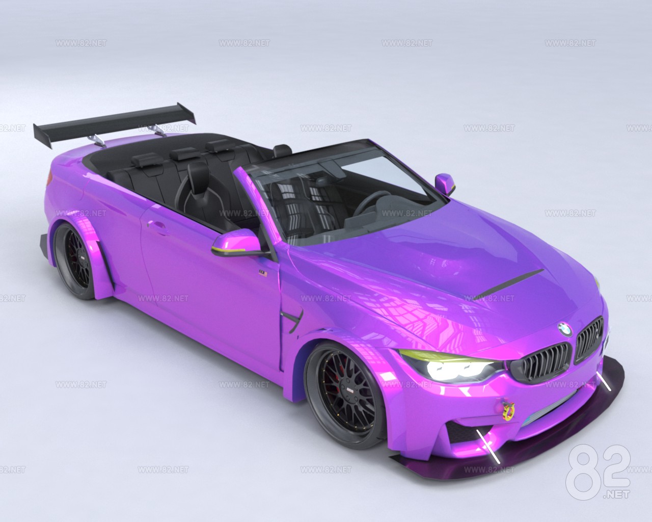 2022 BMW M4 Convertible sports car 3d Model max | 82Models