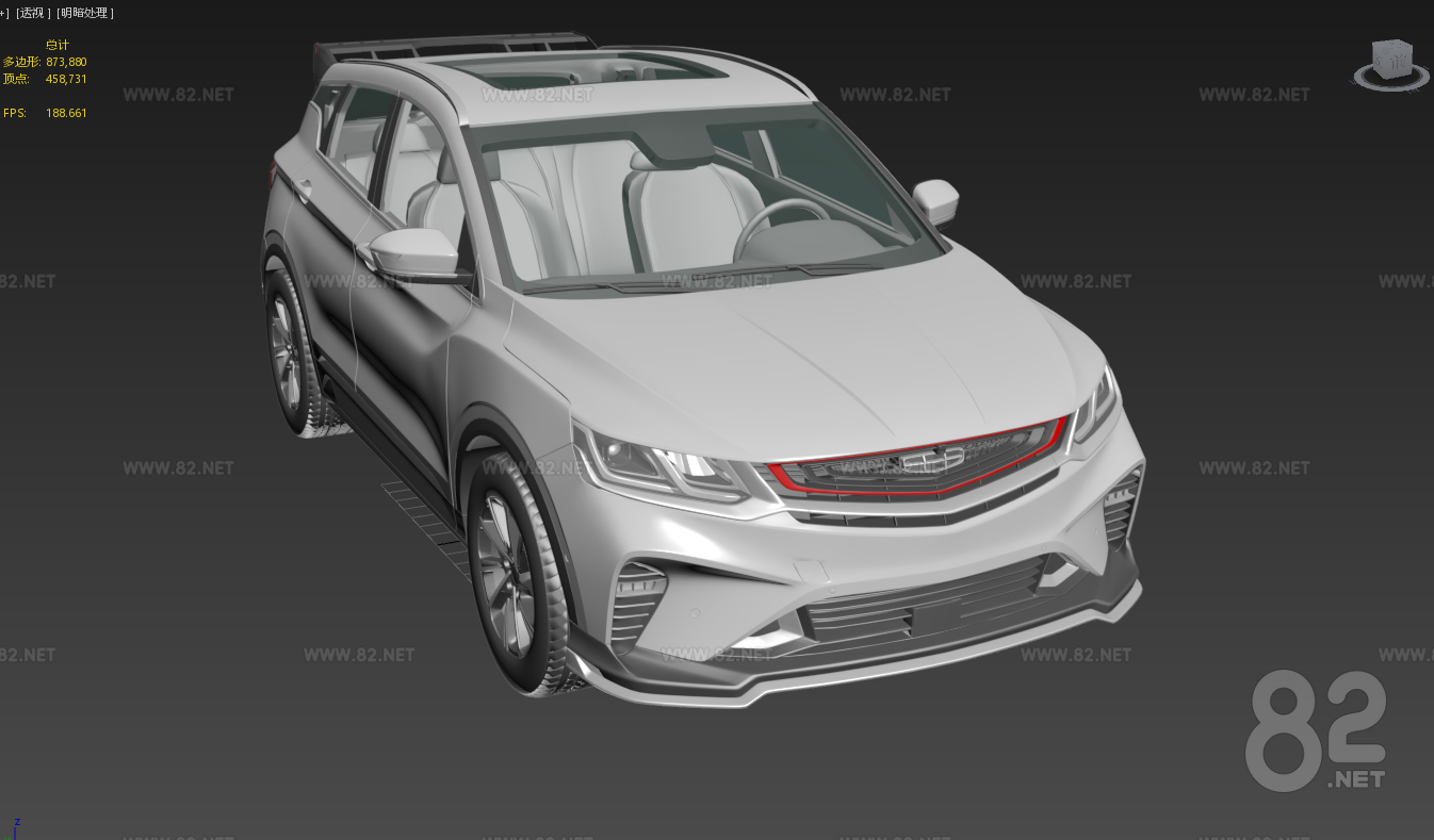 Geely Binyue 3d Model max | 82Models