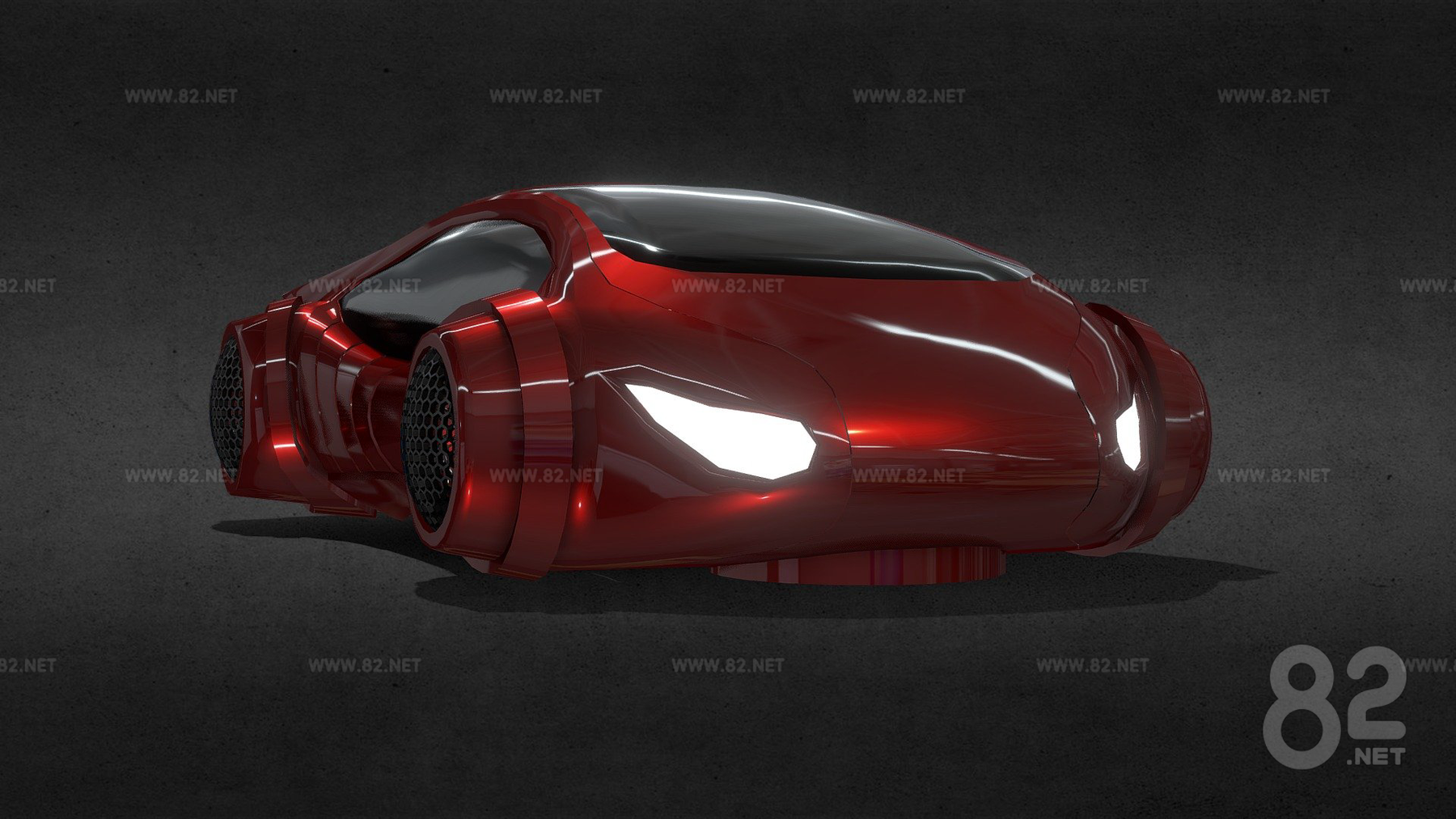 Futuristic Car 3d Model max blend fbx glb skp | 82Models