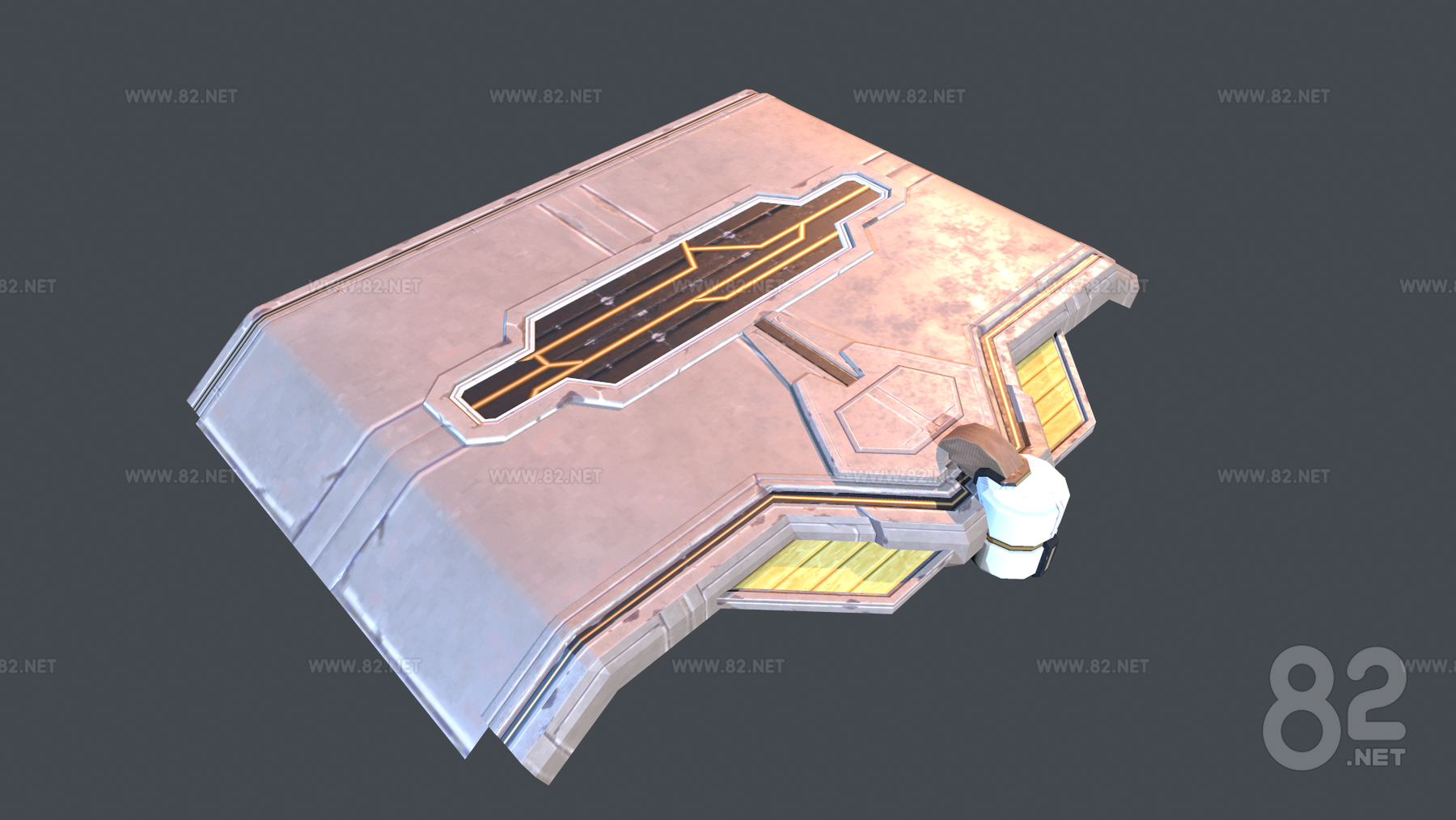Science Fiction Bridge 3d Model fbx | 82Models