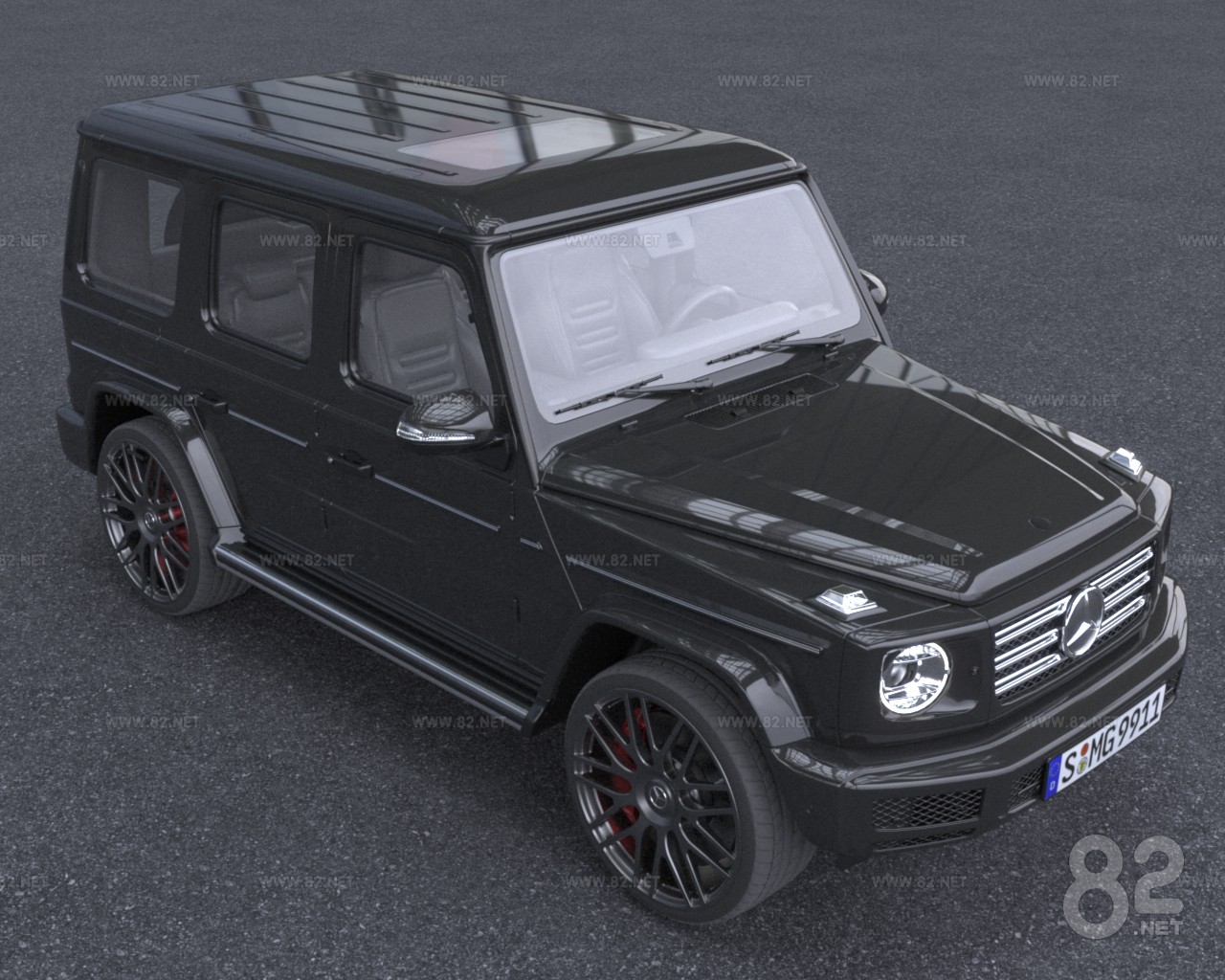 2023 Mercedes AMGg63 Car SUV 3d Model max | 82Models