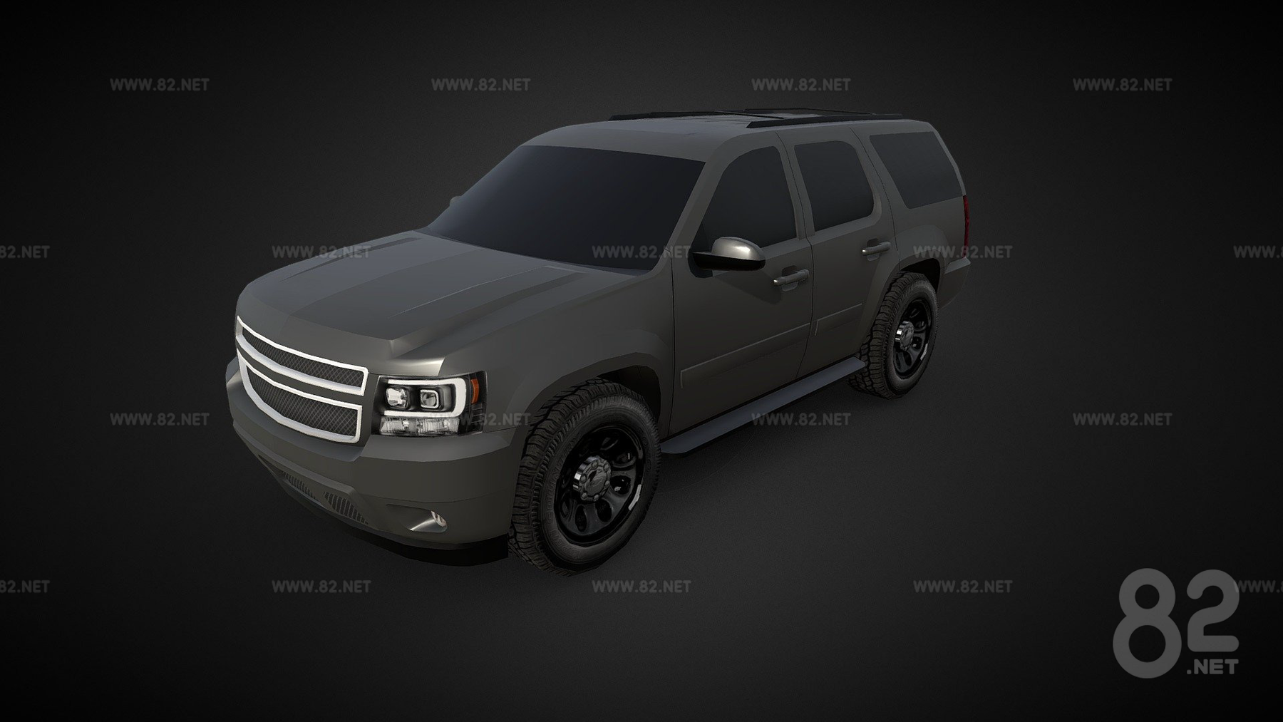 SUV Tahoe Car 3d Model max blend fbx glb skp | 82Models