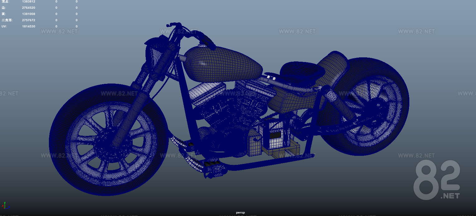 Prince Motorcycle Old Motorcycle 3d Model blend fbx max ma/mb obj ...