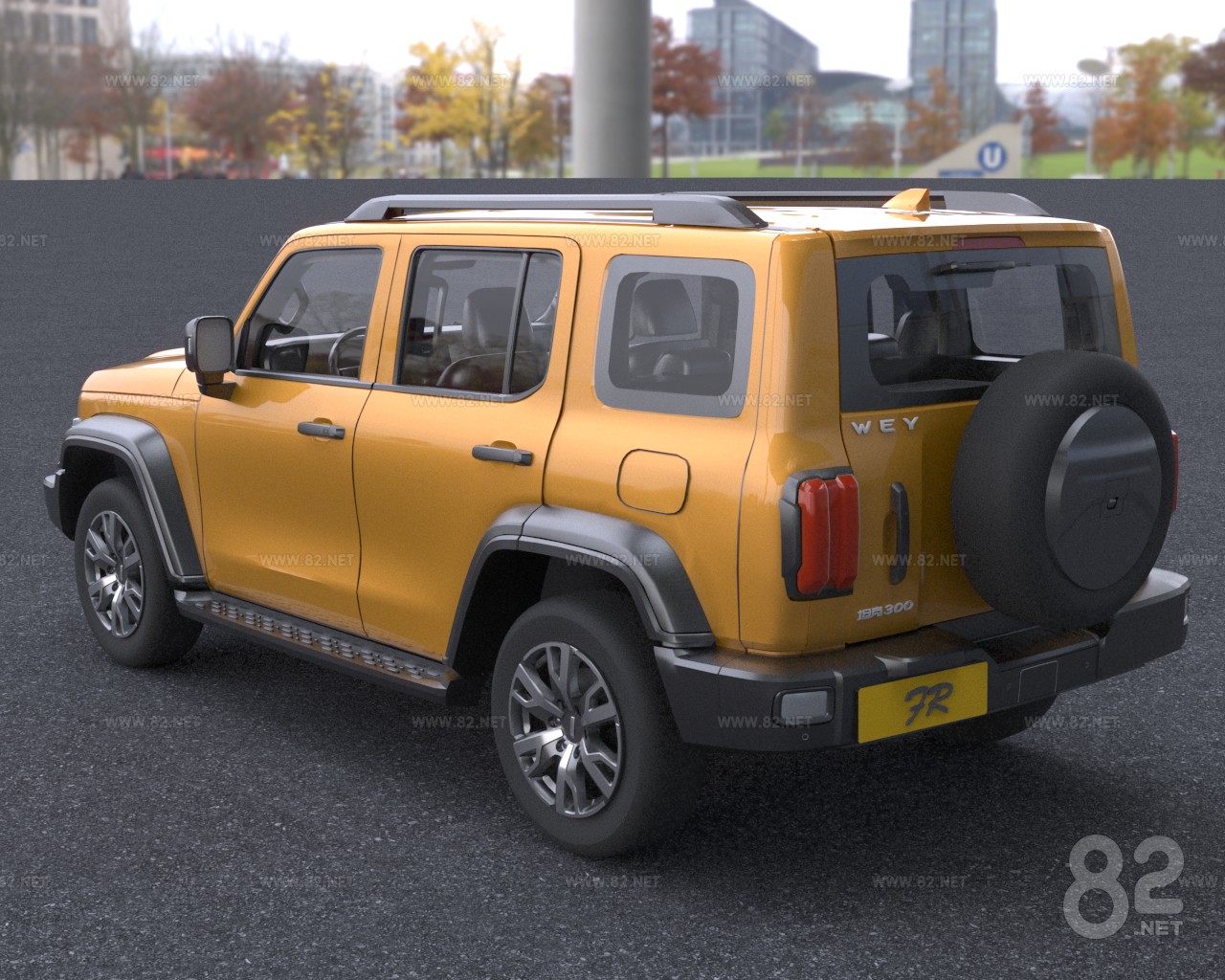 2021 Great Wall Wei Tank 300 Off-road Vehicle Hard Off-road Vehicle 3d Model max | 82Models