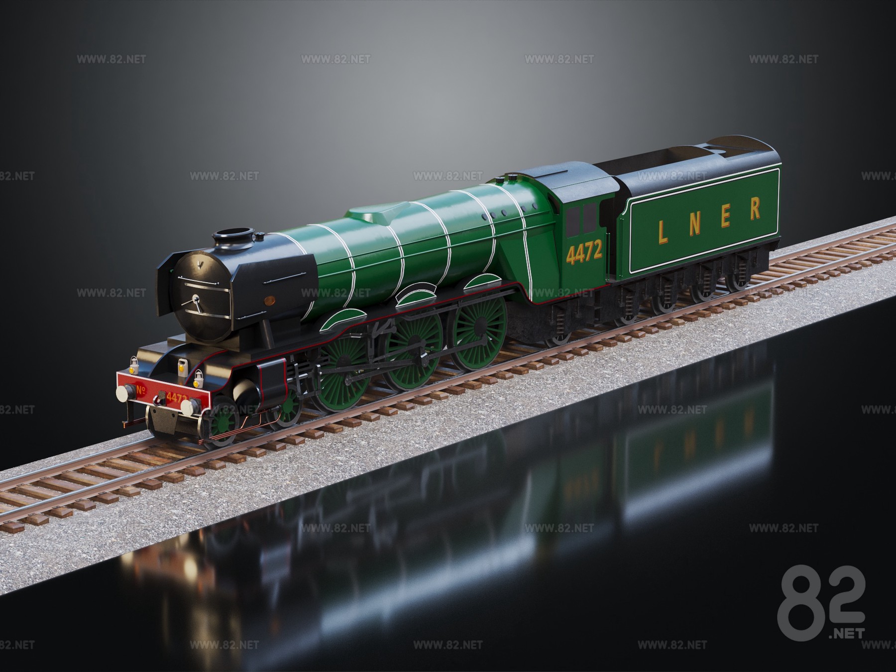 vintage train steam train 3d Model max | 82Models