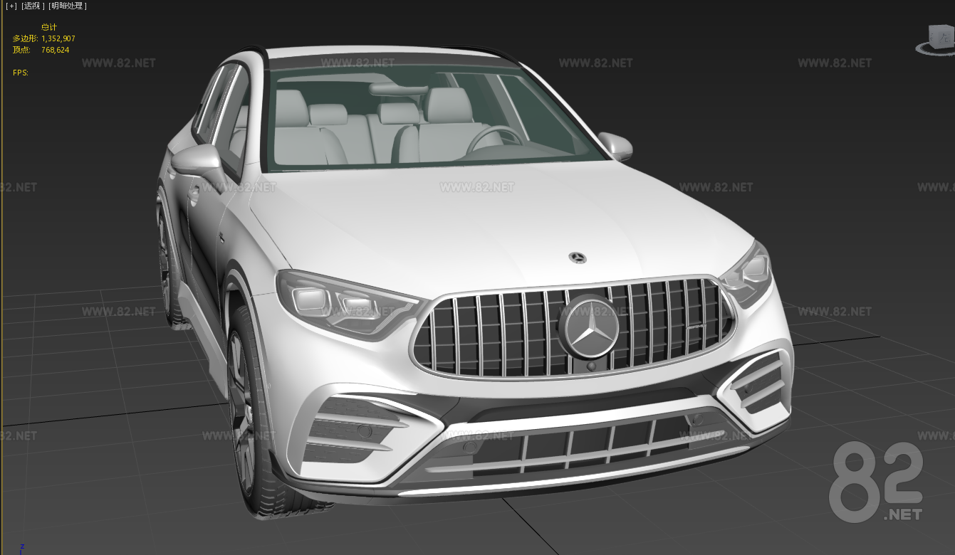 2024 Benz 3d Model max | 82Models
