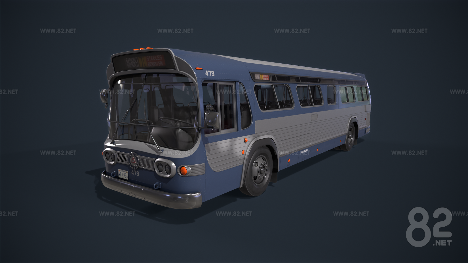 City Bus Bus 3d Model tbscene fbx max obj | 82Models