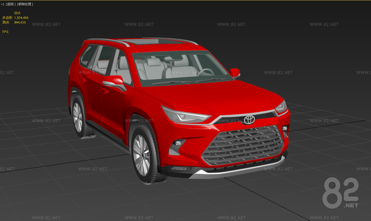 2024 Toyota 3d Model max | 82Models
