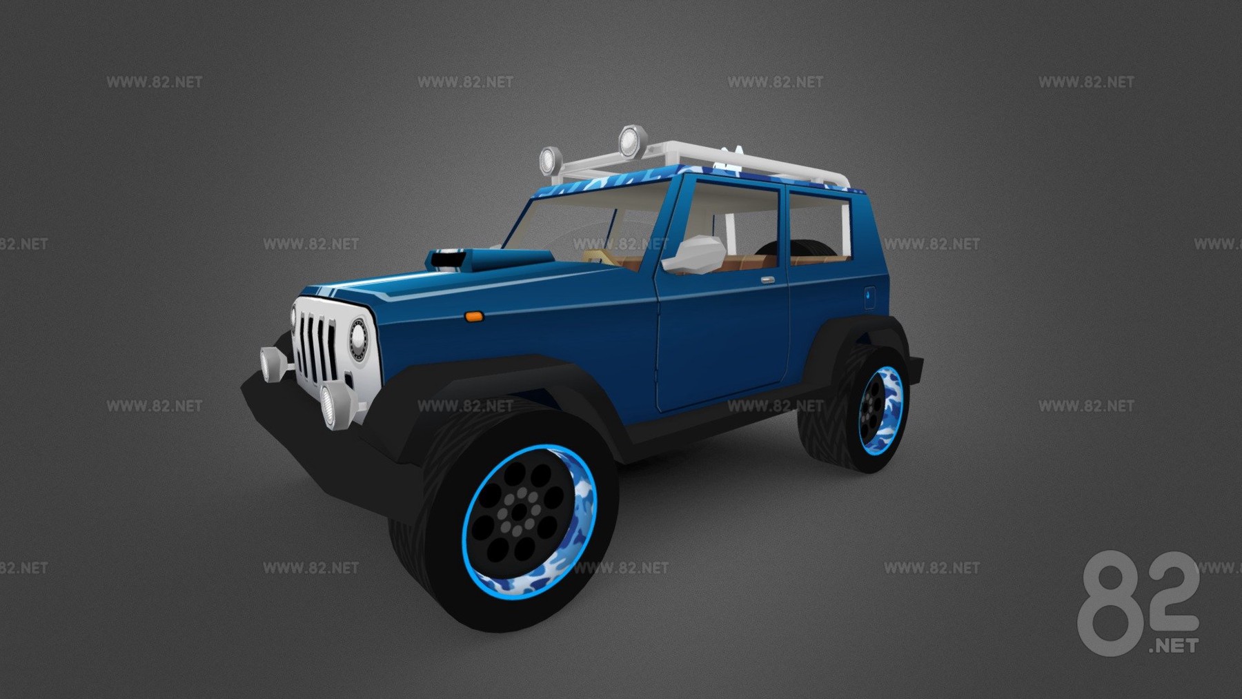 Jeep 3d Model max c4d blend fbx | 82Models