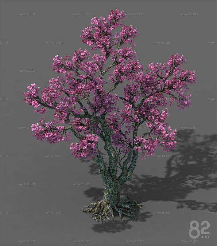 Ten miles of peach blossom-ancient peach blossom tree peach groves 3d Model max | 82Models