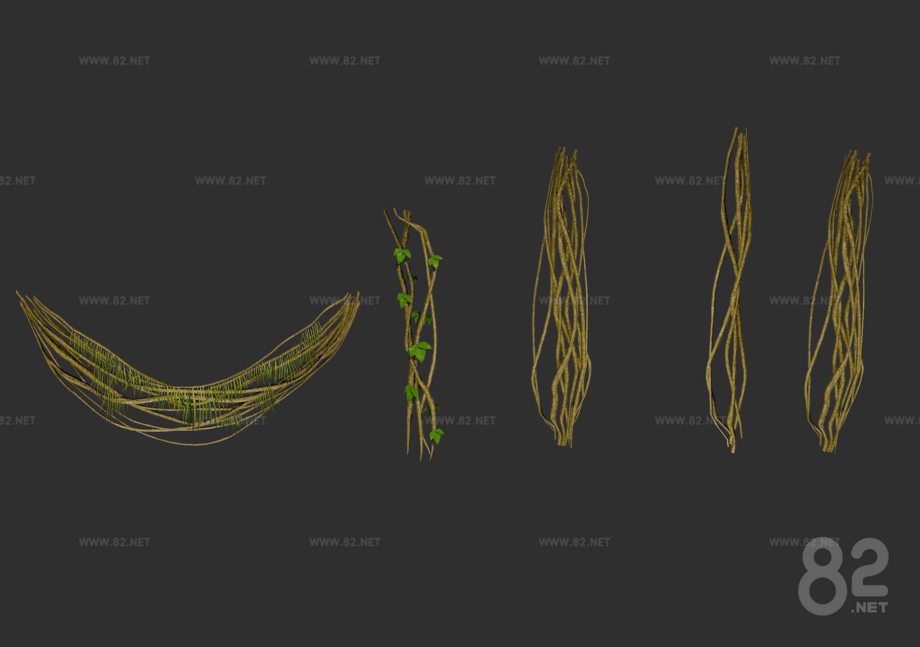 Vines Vines 3d Model fbx max tbscene texture | 82Models