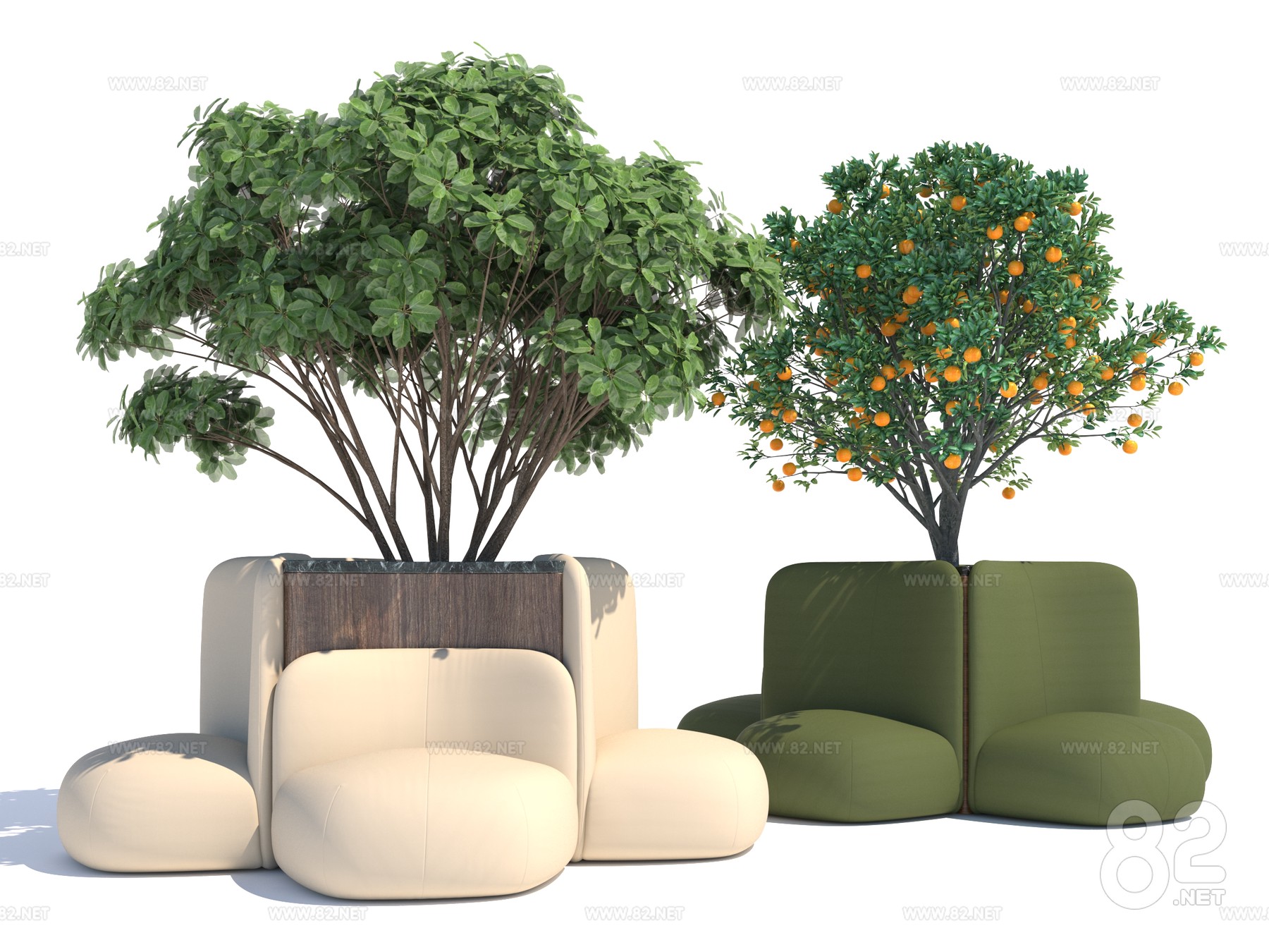 Modern Style Alien Sofa Landscape Tree 3d Model max | 82Models