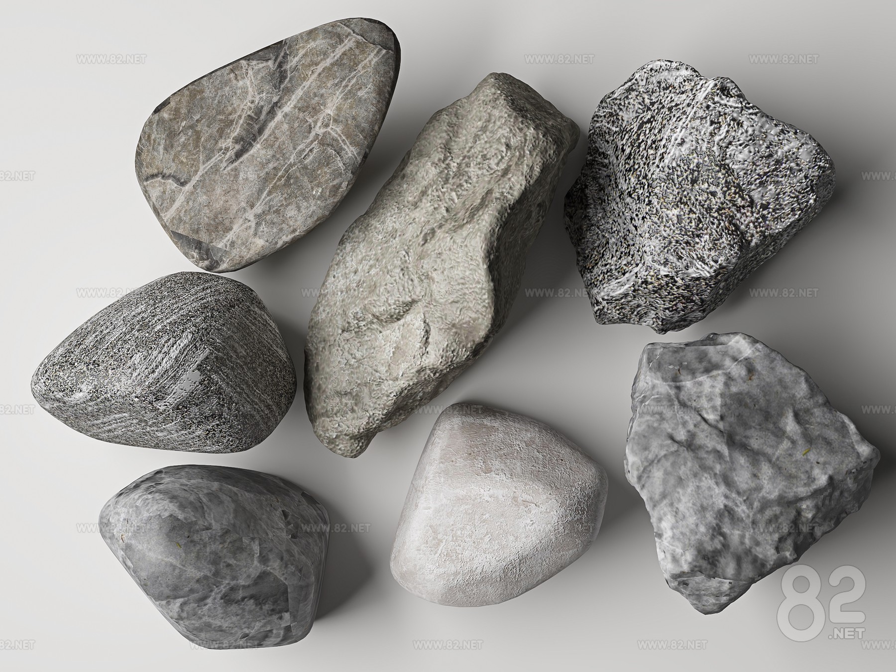 landscape stone granite 3d Model max | 82Models