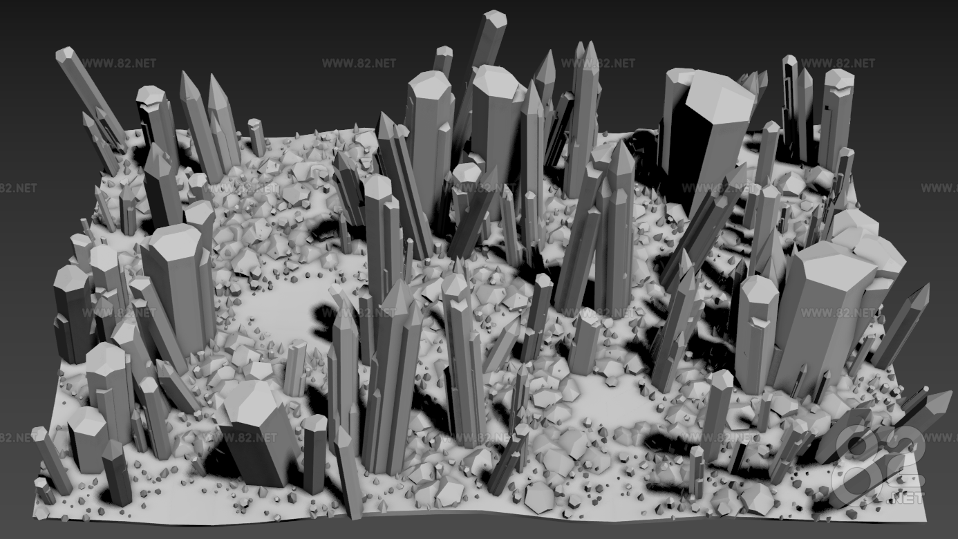 Pillar Crystal Stone 3d Model max | 82Models