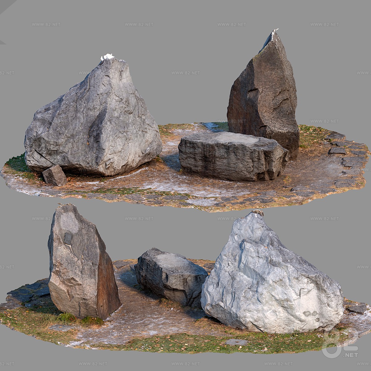 Natural Stone Landscape Stone 3d Model max | 82Models