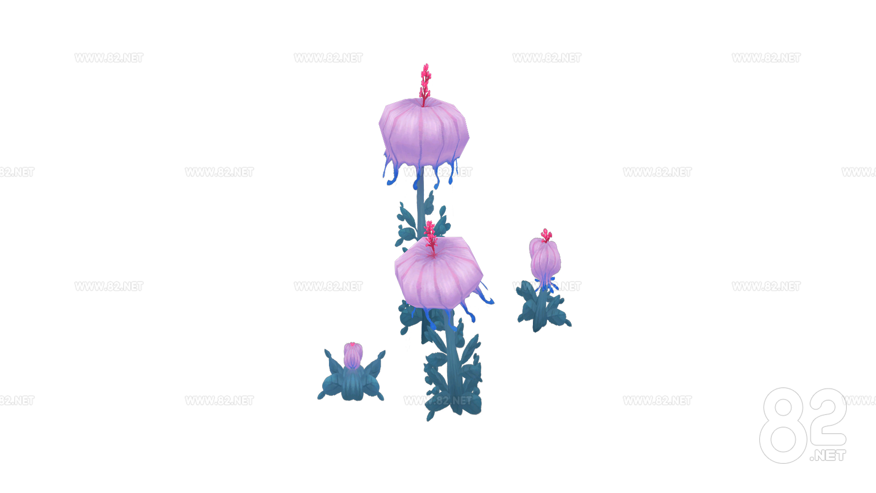 wild flowers flowers 3d Model fbx | 82Models