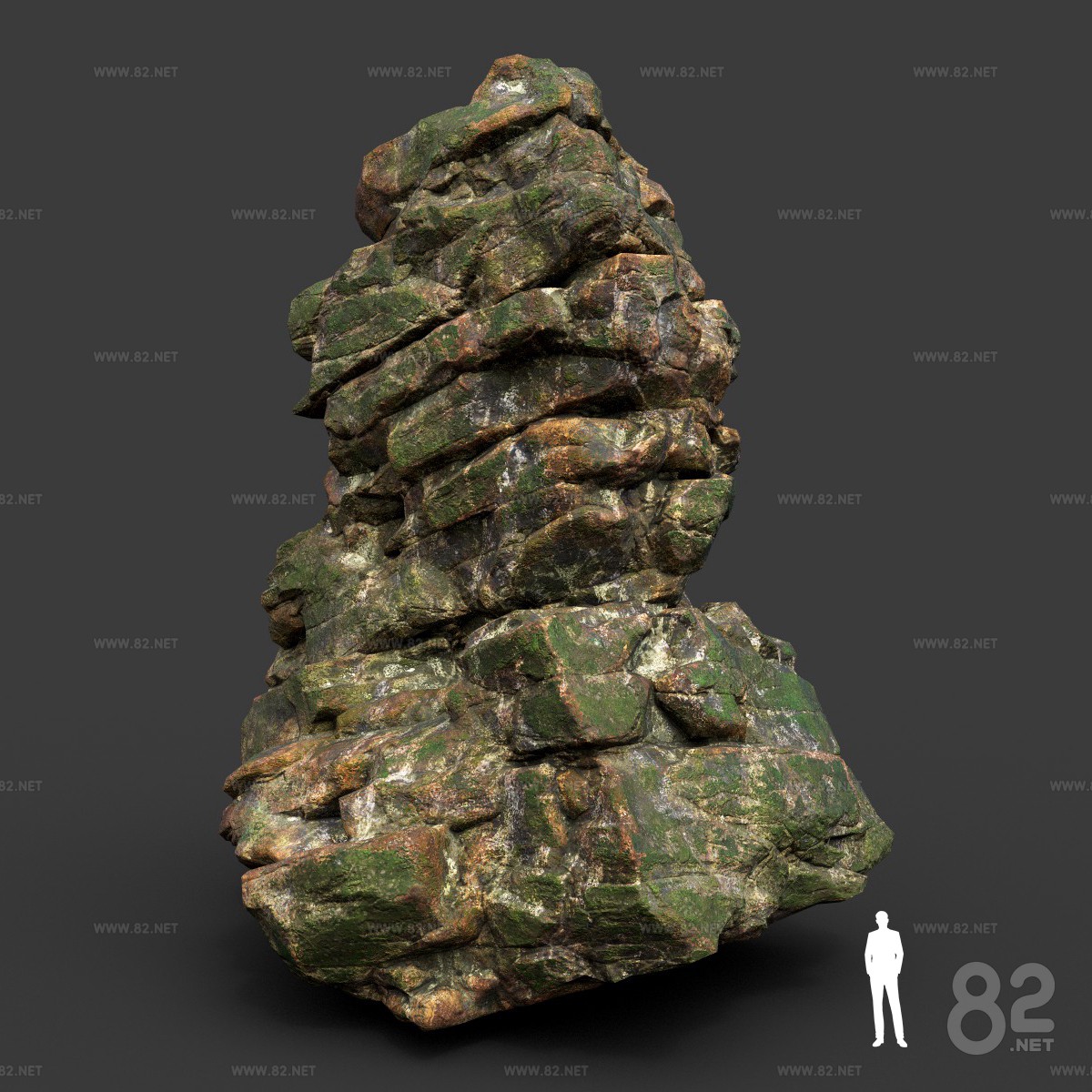 Stone Rock 3d Model c4d fbx max obj | 82Models