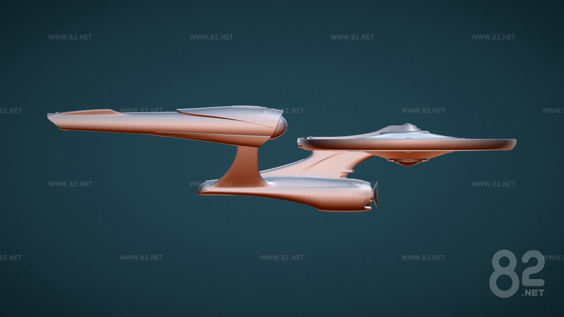 science fiction spaceship 3d Model max blend fbx glb skp | 82Models