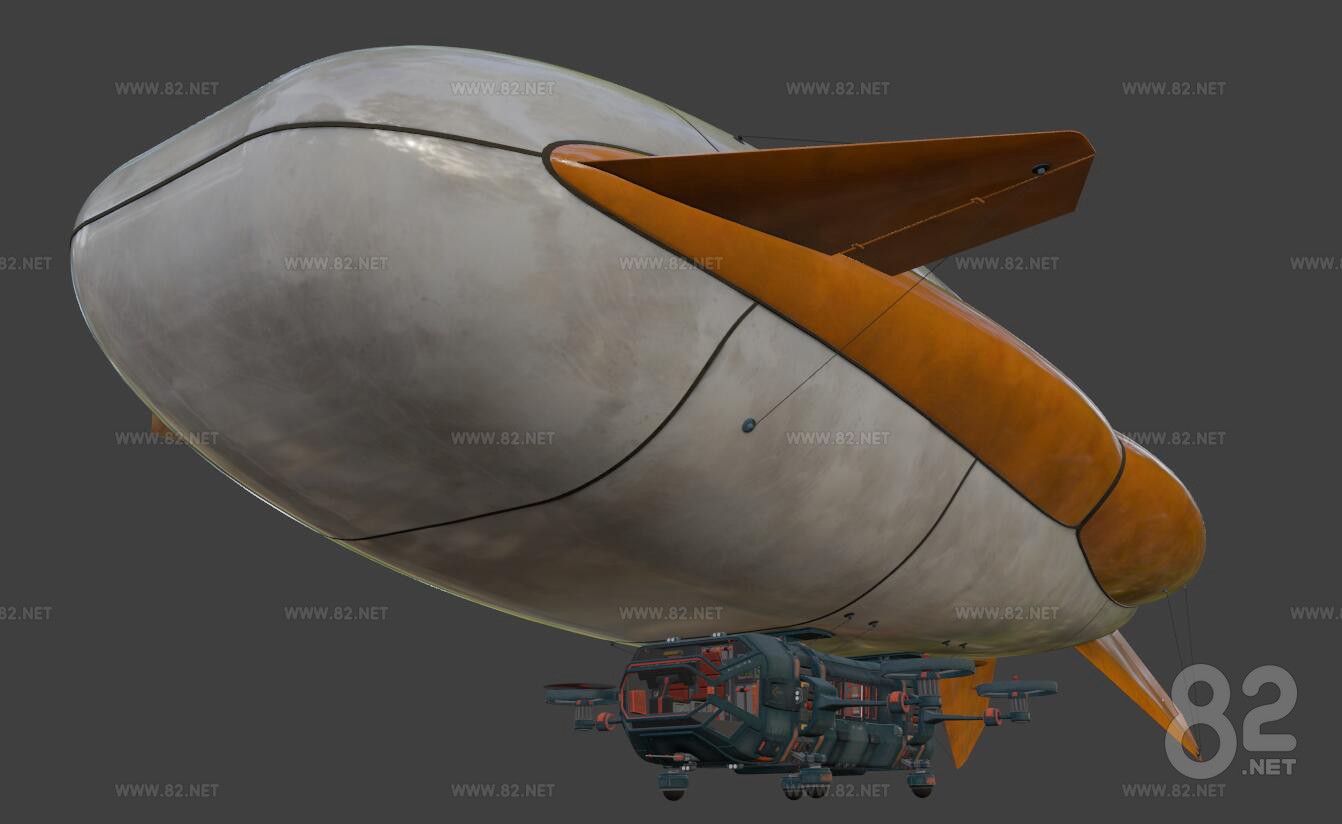 airship large airship 3d Model blend | 82Models