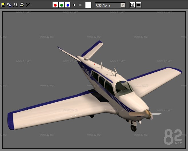 Gliding wood airplane model 3d Model max | 82Models