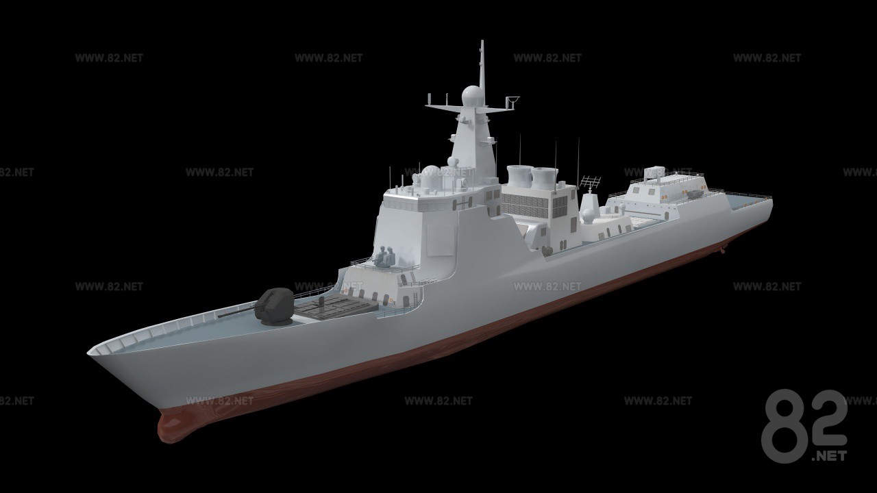 Type 052D destroyer Chinese ship 3d Model max | 82Models