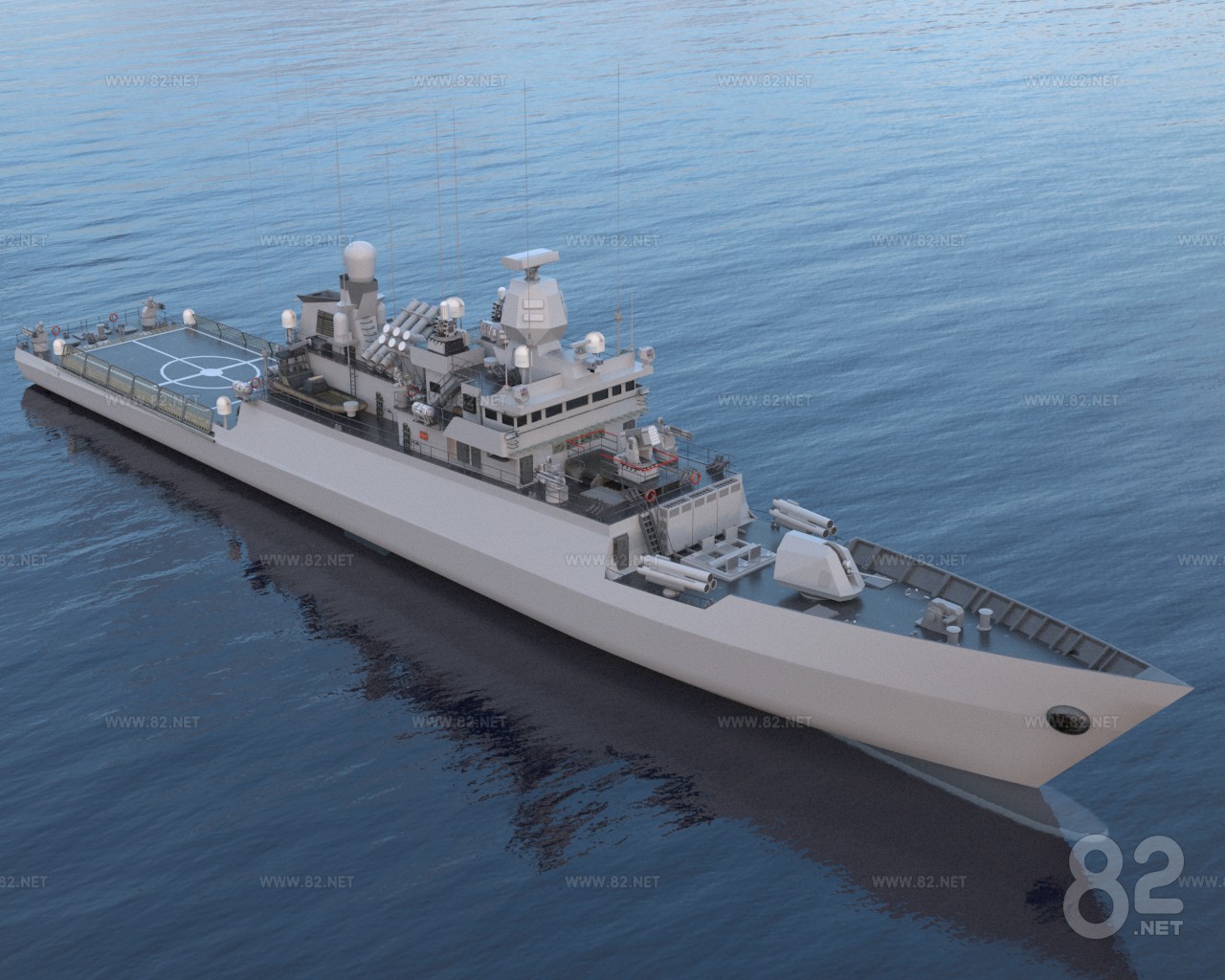 destroyer cruiser 3d Model max | 82Models