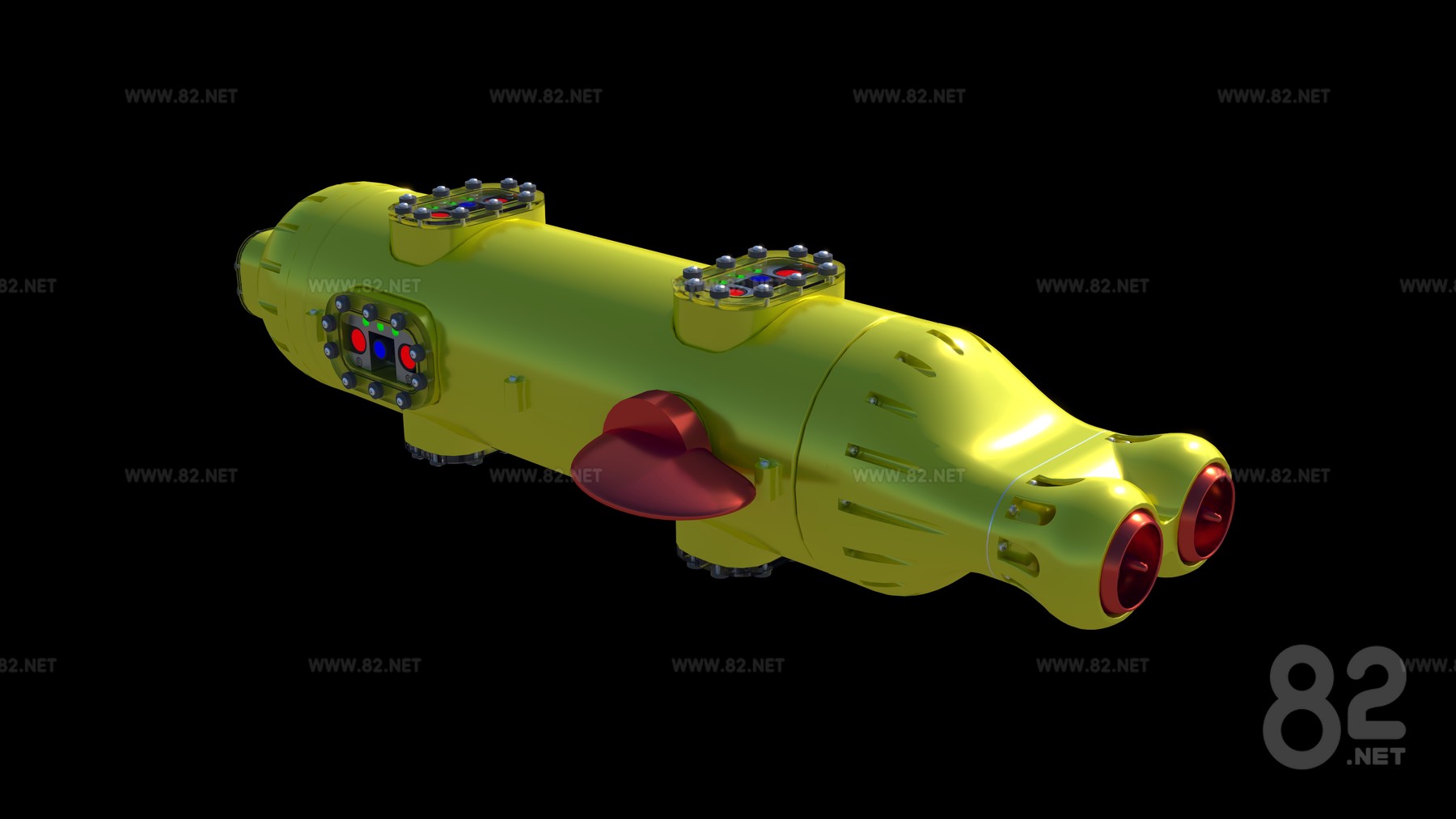 Unmanned submarine deep-sea probe 3d Model fbx max sldasm | 82Models