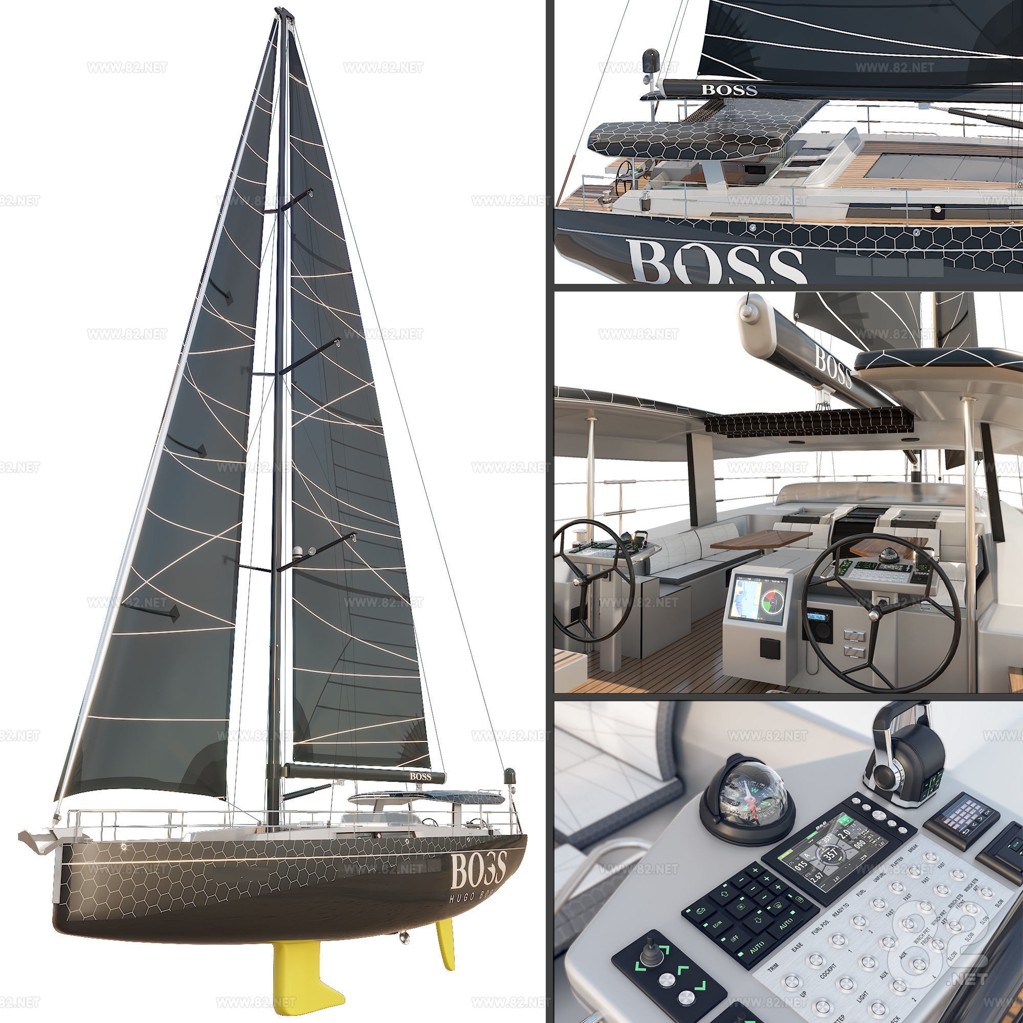 Hanse 675 3d Model max | 82Models