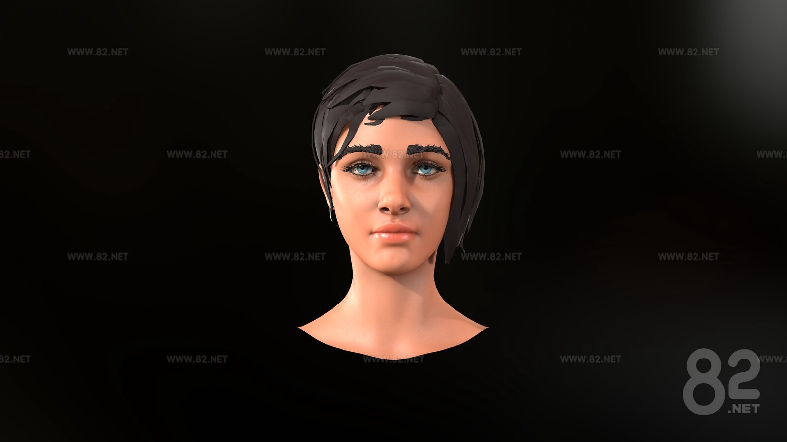 Andu Yelia Avatar Half-Body Avatar 3d Model max blend fbx c4d | 82Models