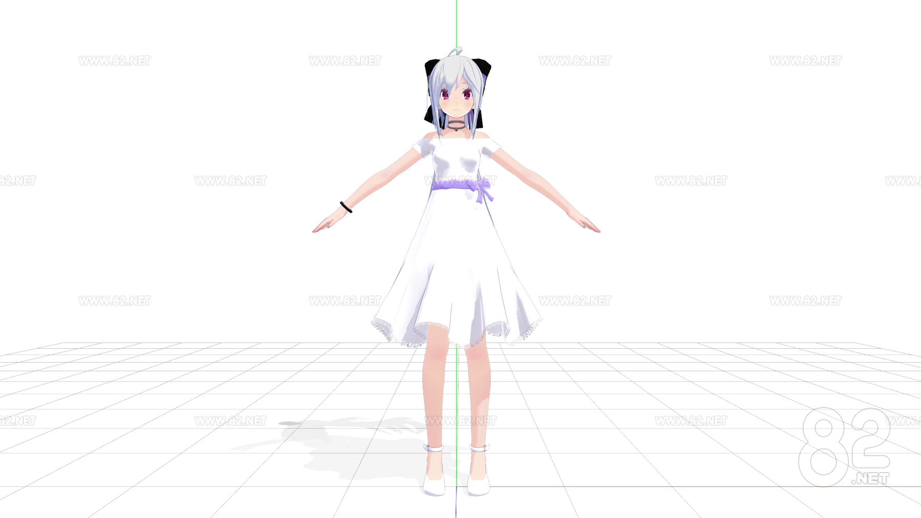 Anime MMD model 3d Model pmx | 82Models