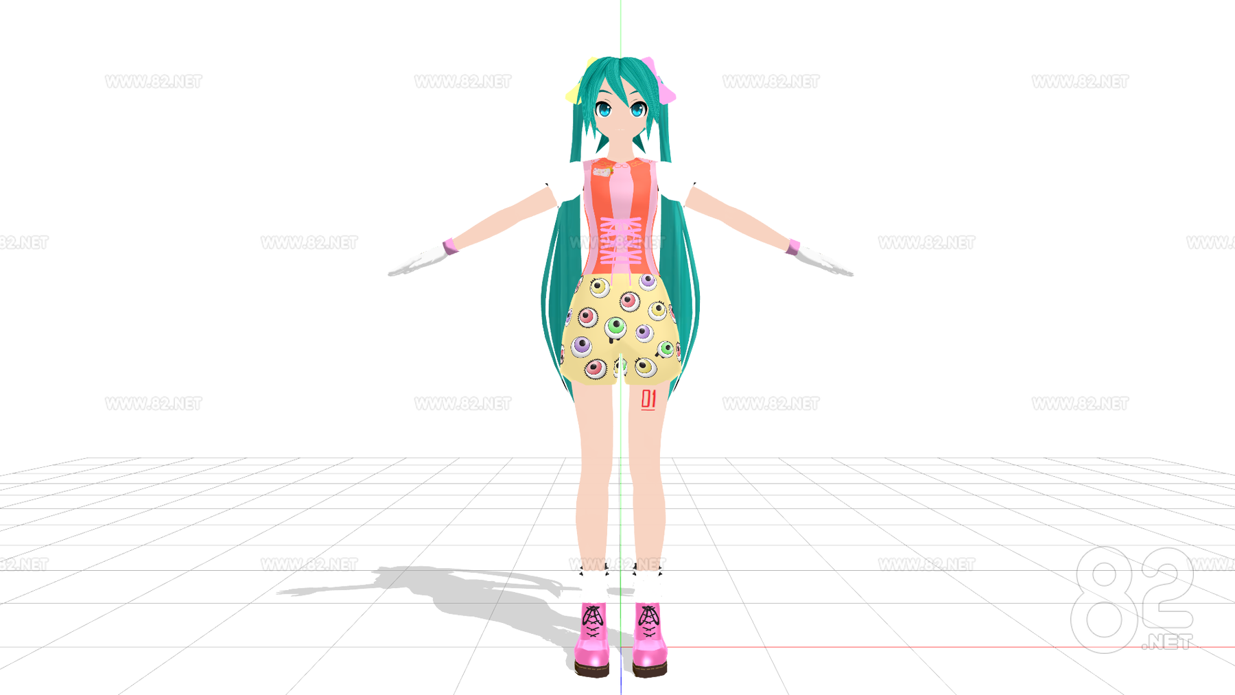 Anime MMD model 3d Model pmx | 82Models