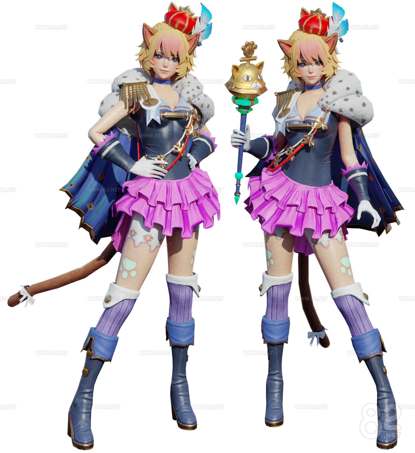 Next Generation Girl 3d Model blend | 82Models