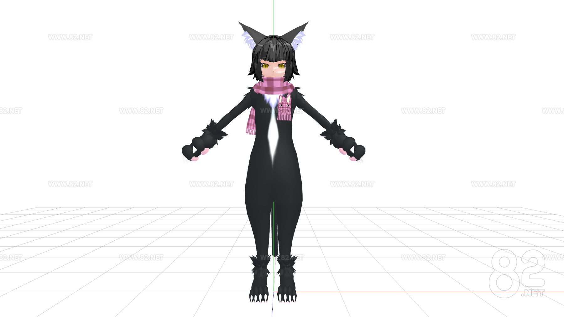 MMD model. 3d Model pmx | 82Models