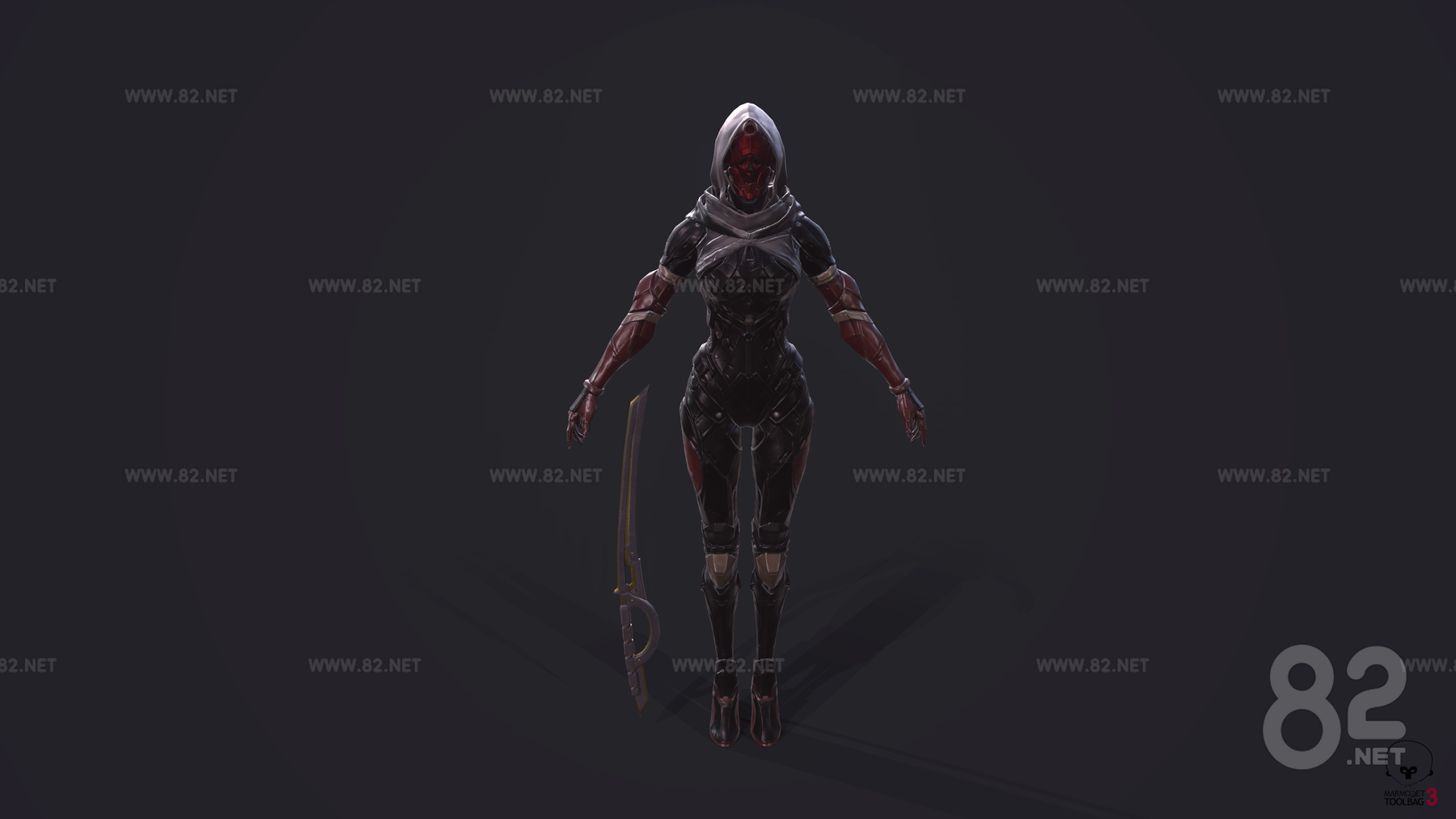 Beauty Assassin, Lori, Figure, Character, Dark Avenger III 3d Model fbx ...