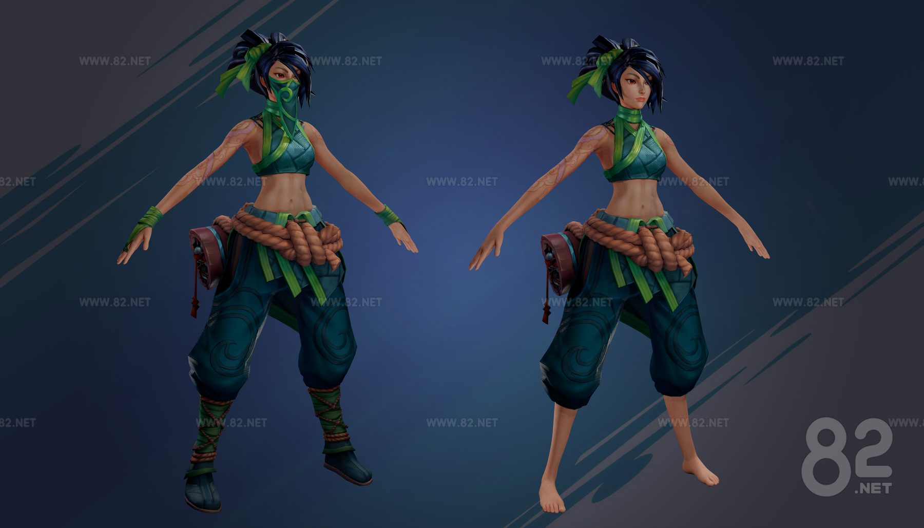 Next Generation Female 3d Model blend | 82Models