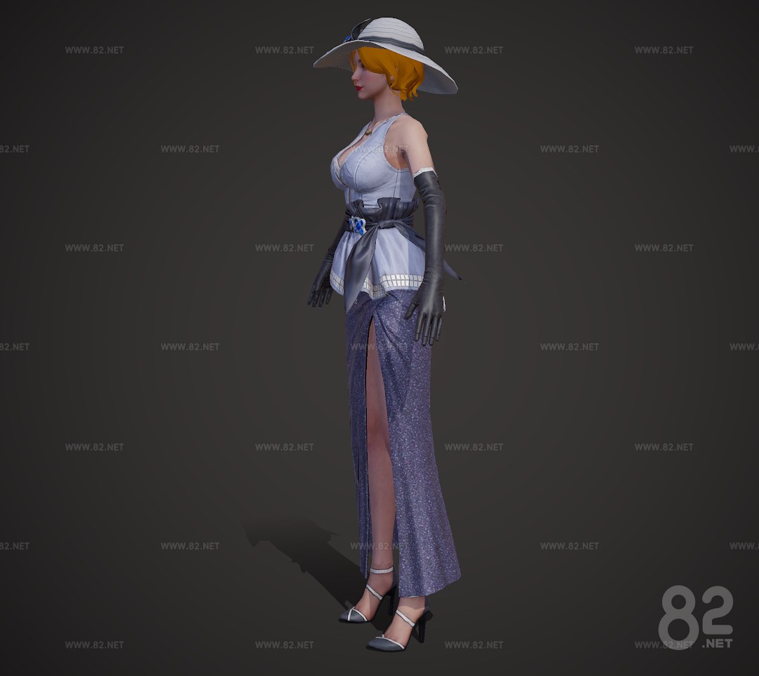 European ladies and female stars 3d Model max | 82Models