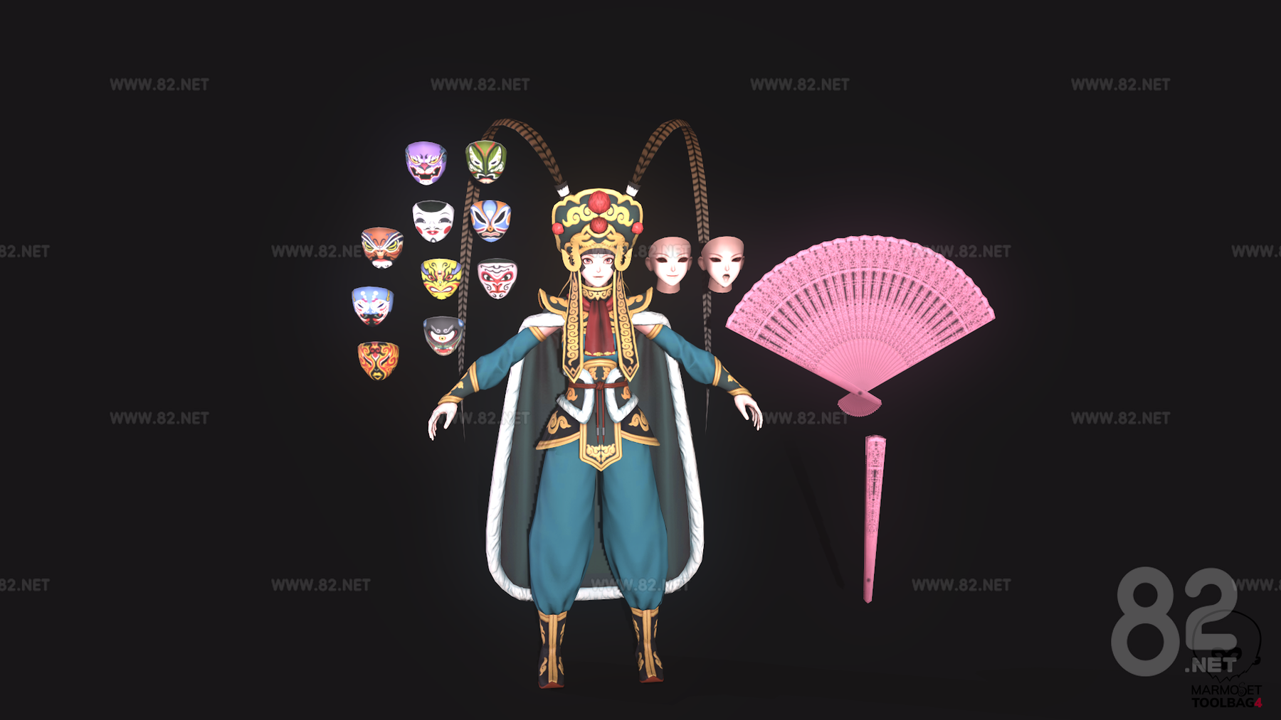 Meixing Beijing Opera 3d Model tbscene | 82Models