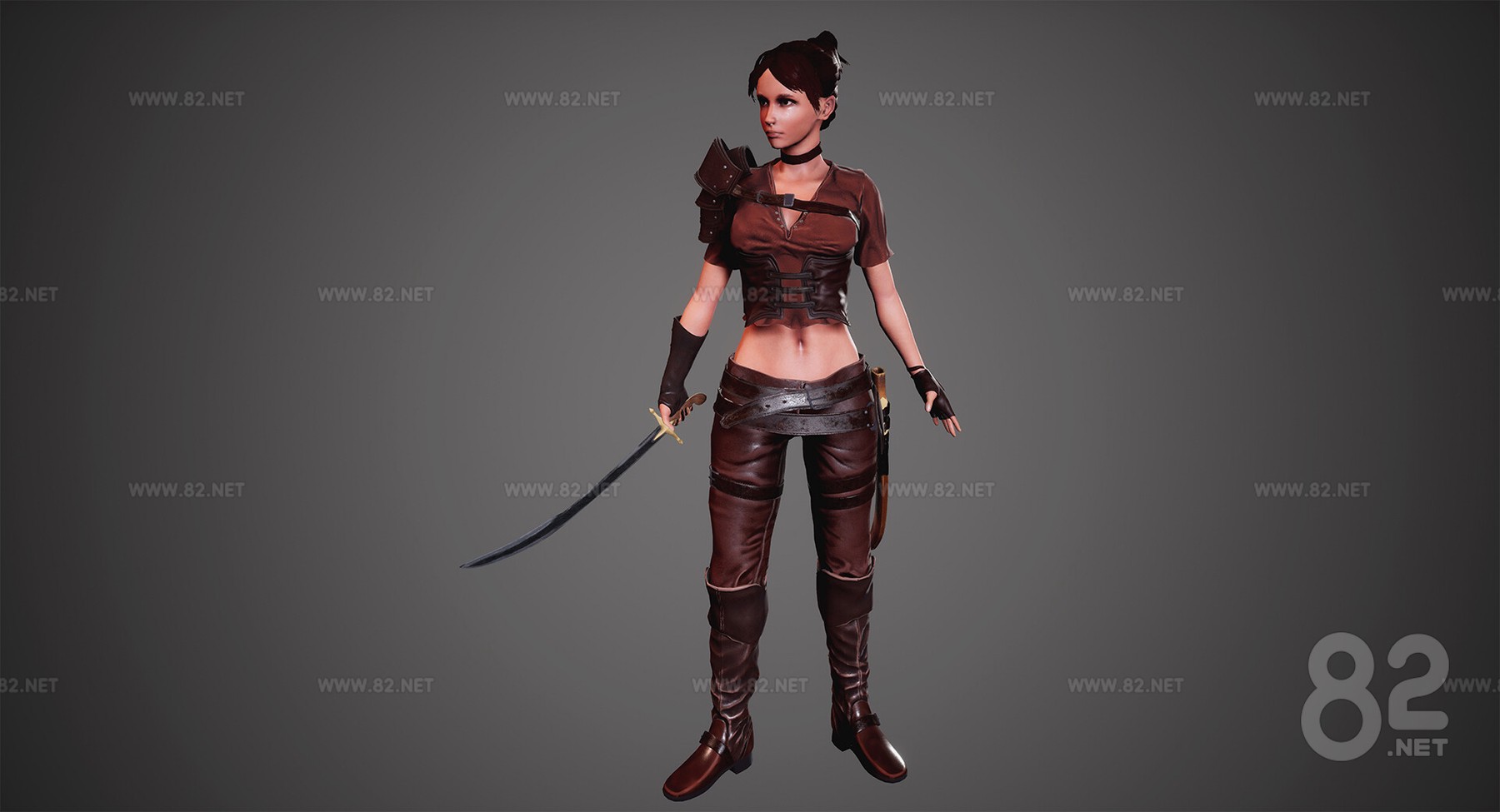 Next Generation Ancient Female Warrior Model 3d Model max | 82Models