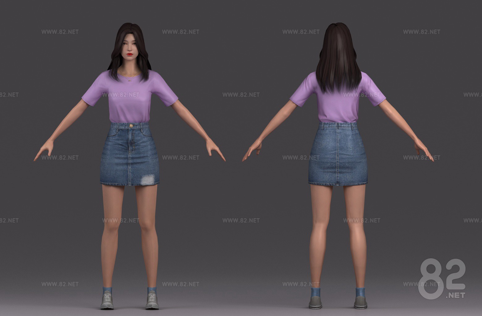 Realistic casual wear 3d Model fbx max | 82Models