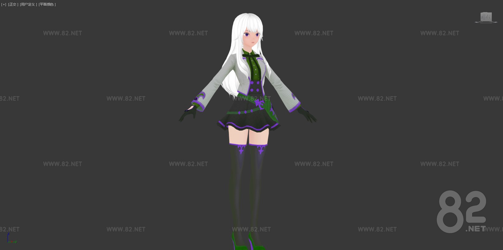 CHRISTMAS JK GIRL FIGURE 3d Model fbx | 82Models