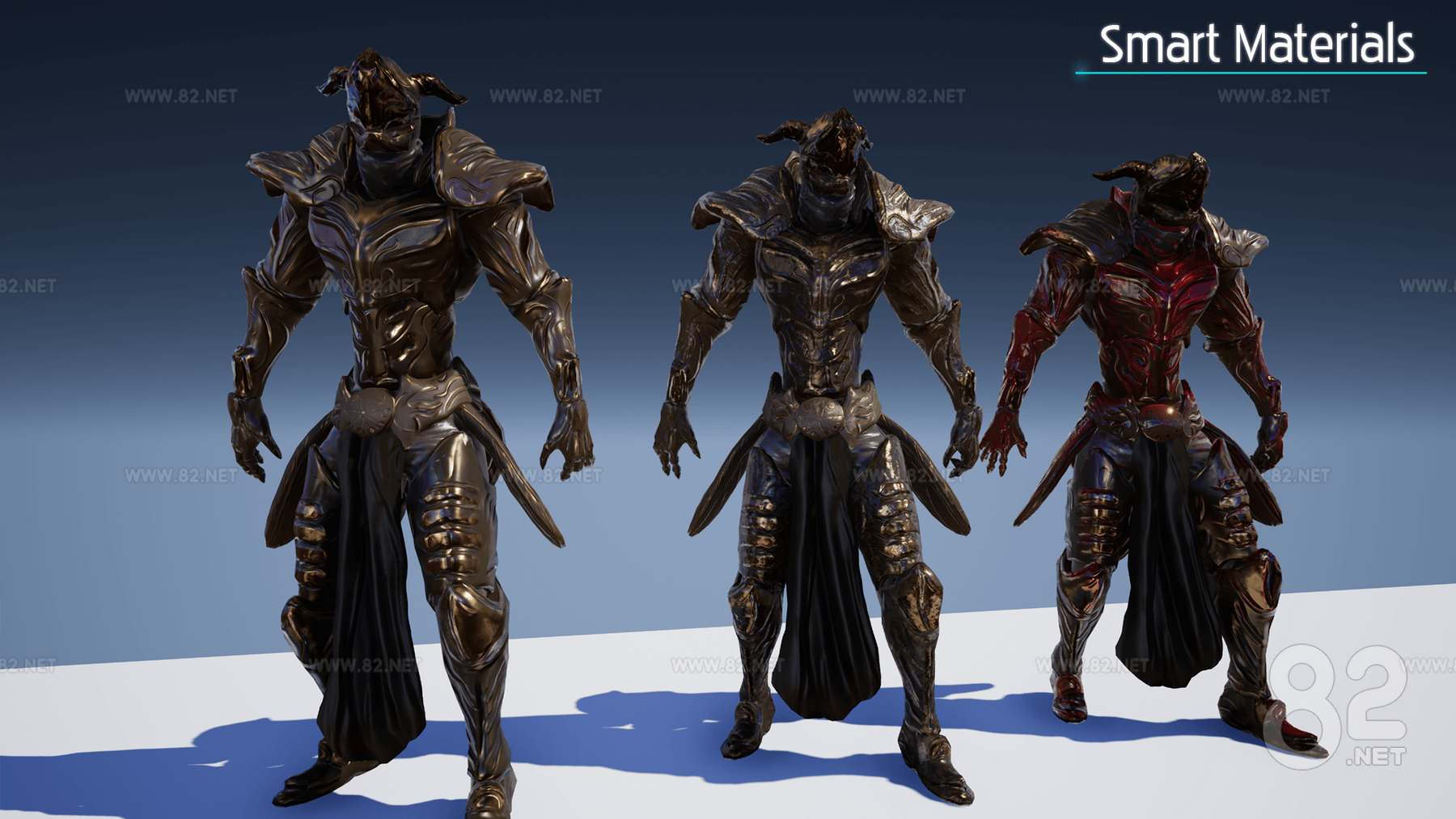 ue4 high quality ancient armor 3d Model UE4 | 82Models