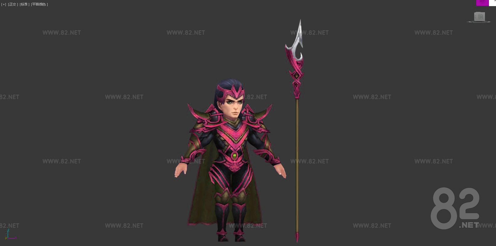 Red armaloki fantasy 3d Model fbx | 82Models
