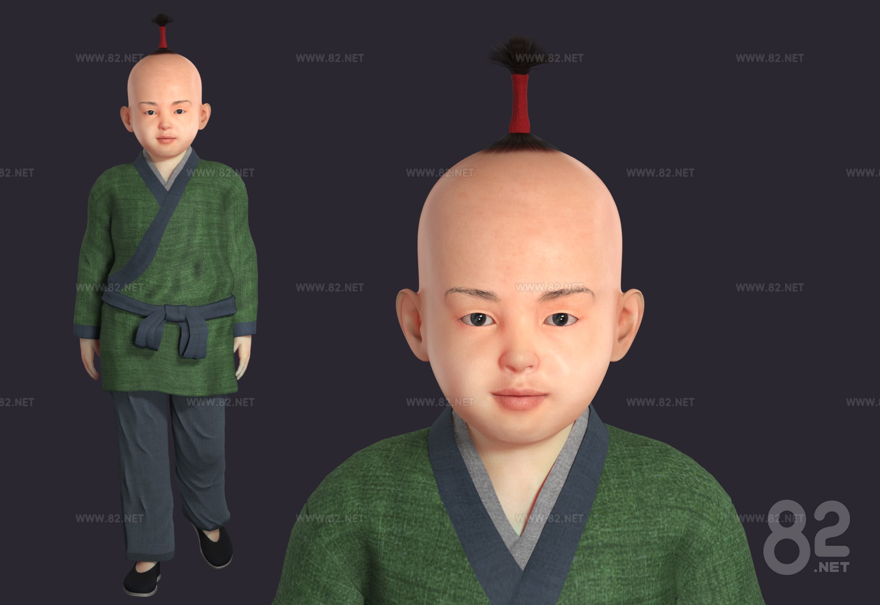 ancient characters ancient children 3d Model fbx ma/mb | 82Models