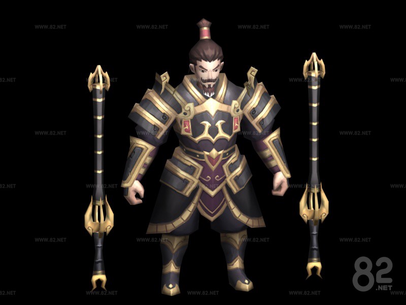 Hard Stick General Figure 3d Model fbx | 82Models