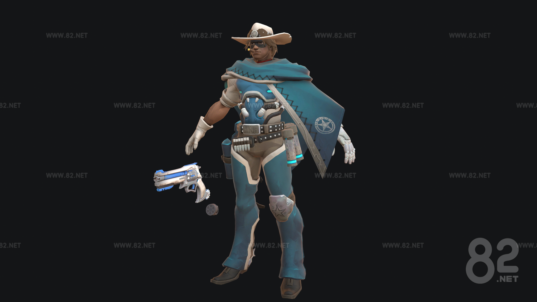 McRae the Lone Ranger 3d Model fbx | 82Models