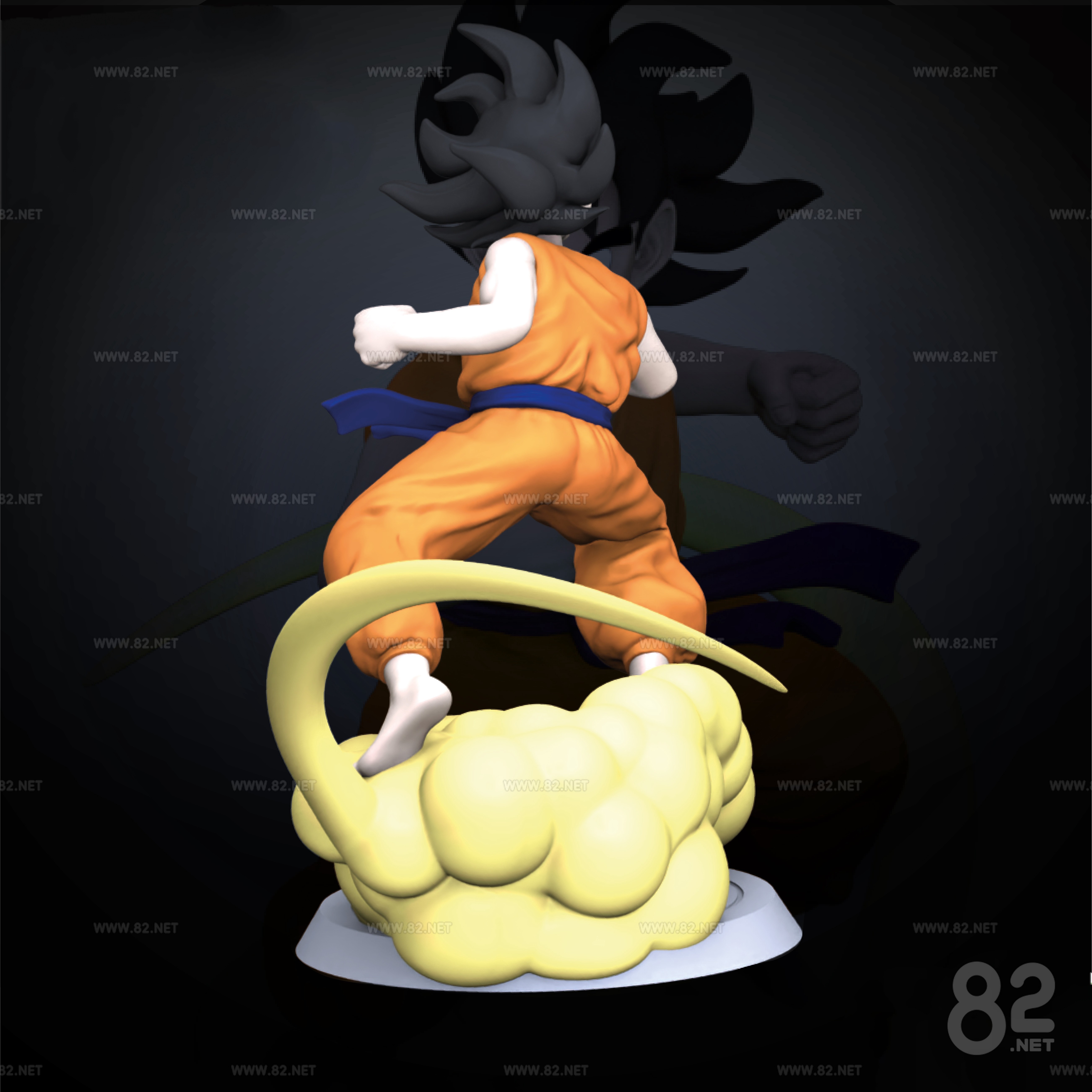Goku Somersault Cloud 3d Model stl | 82Models