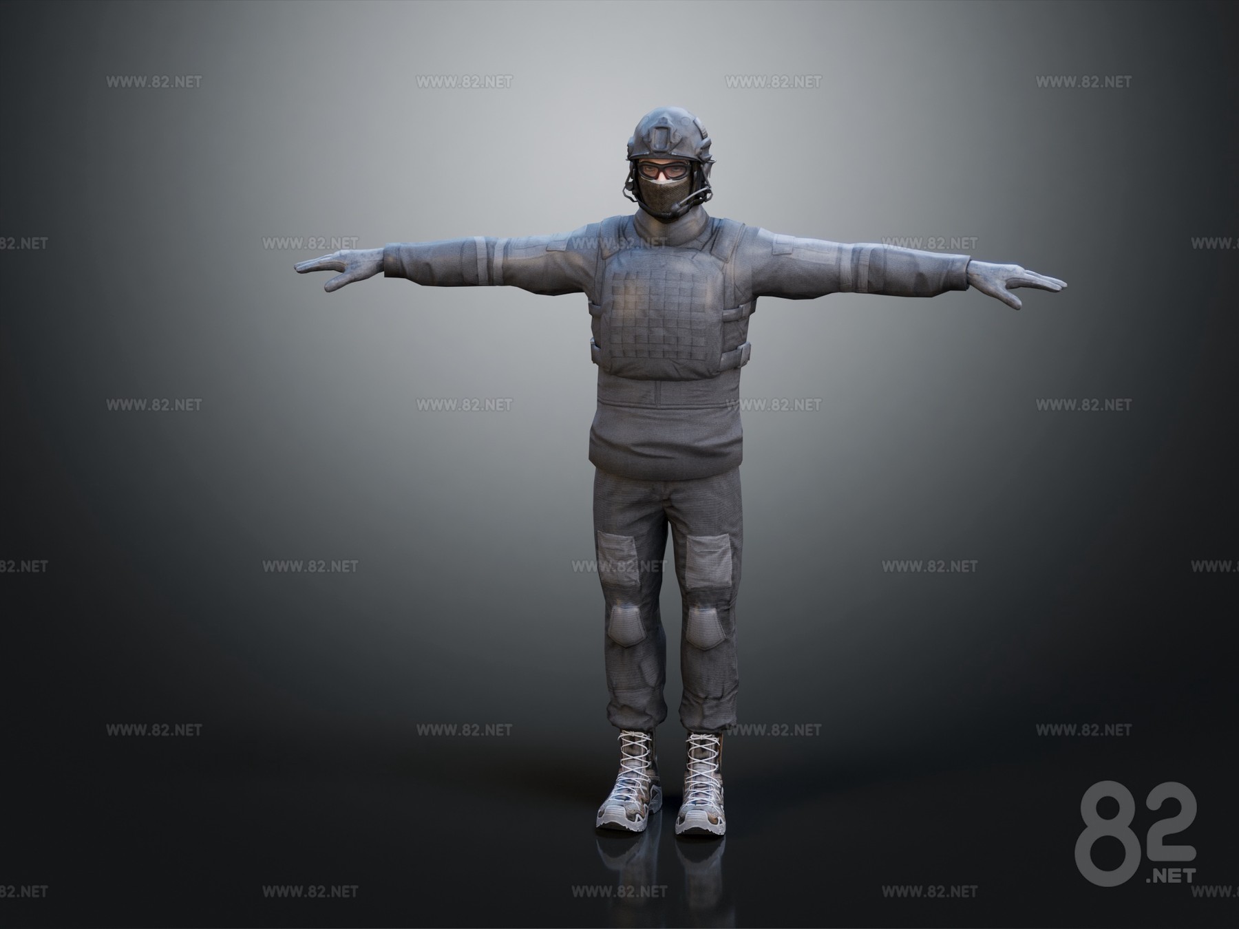 Military mercenaries 3d Model max | 82Models